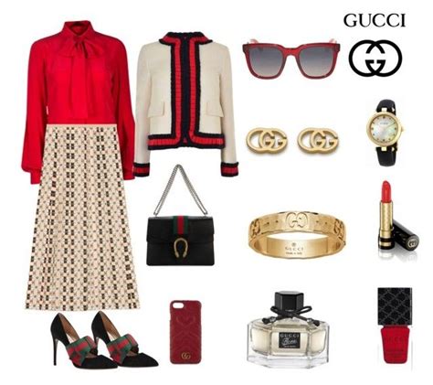 Nude Gucci Polyvore Image Clothing Women Style Fashion Outfits Swag