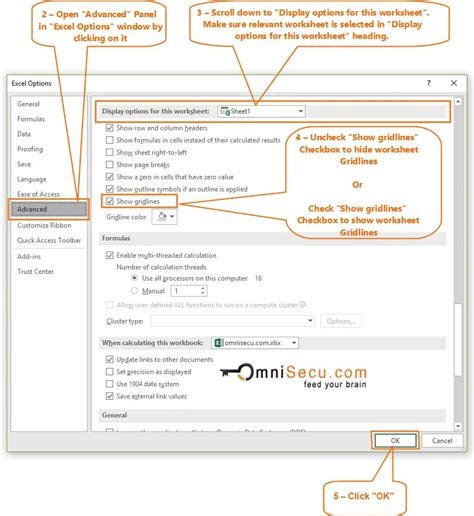 How To Hide Or Show Excel Worksheet Gridlines How To Hide Or Show Excel Worksheet Gridlines