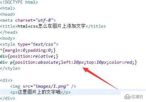 Css如何在图片上加文字 Web开发 亿速云