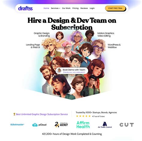 Draftss Hero Section Supahero