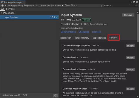 【unity】input systemの導入方法 ばに日記