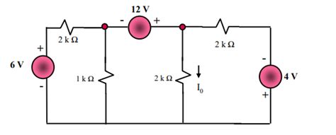 solved use nodal analysis to determine the current i0 t in