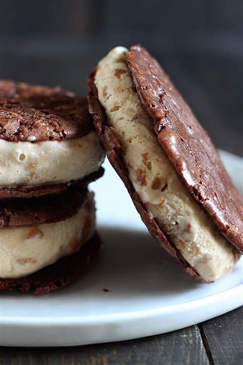 Cookie Butter Brownie Ice Cream Sandwiches Recipe Handle The Heat