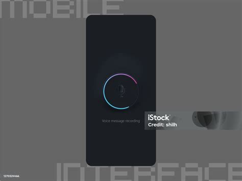 마이크 노이형성 스타일 앱 Ui Ux 템플릿 모바일 응용 프로그램을 위한 Gui 휴대 전화 인터페이스에 대한 벡터 그림입니다