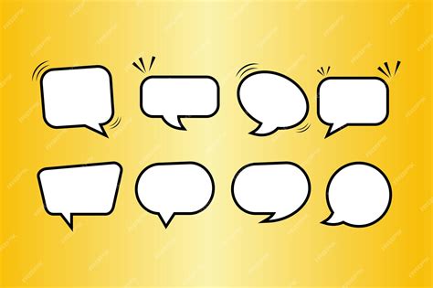 Premium Vector | Comic speech bubble collection