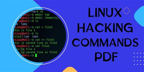 Linux Hacking Commands PDF Miss Act
