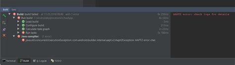 Java Androidenableaapt2false Error In Android Studio Stack Overflow