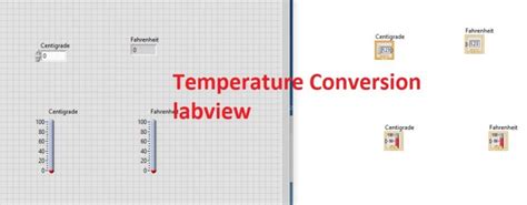 How To Convert Temperature In Labview The Engineering Knowledge