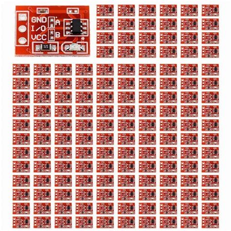 500pcs Ttp223 Touch Button Modular Self Locking Jog Capacitive Switch
