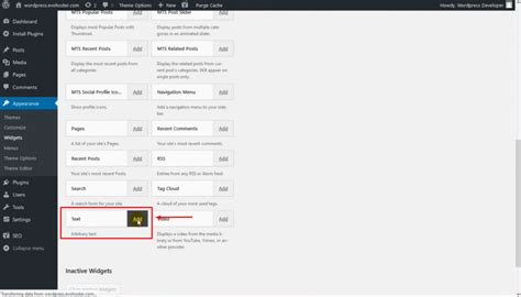 How To Add Wordpress Widgets In Accessibility Mode