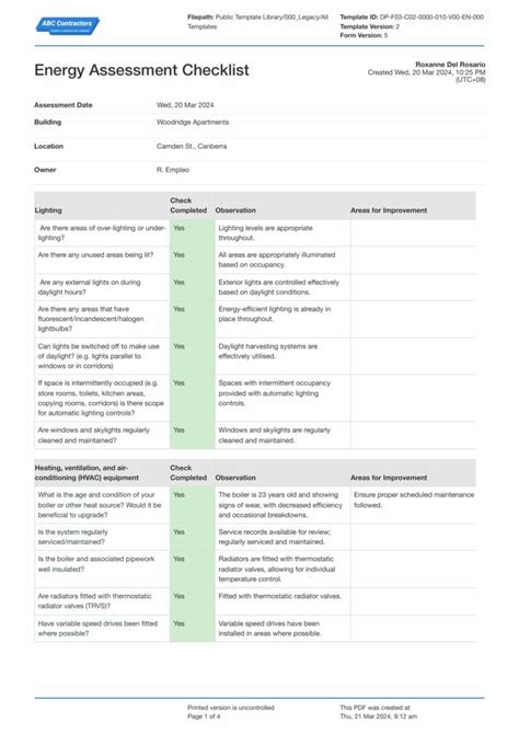 What Is An Energy Assessment