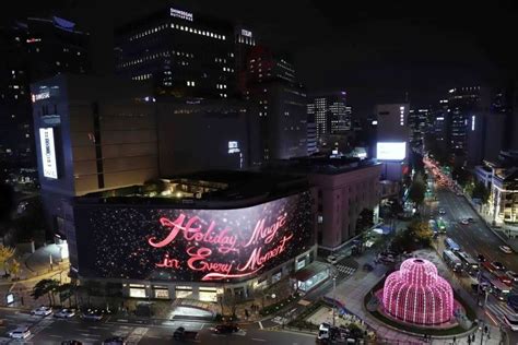 韓国・新世界百貨店、「明洞スクエア」始動…ソウルの新たな「ランドマーク」 写真枚 国際ニュース：afpbb News