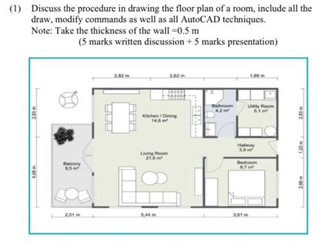 Solved Discuss The Procedure In Drawing The Floor Plan Of A Chegg