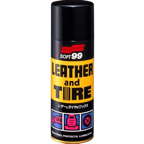 💯 Soft99 Soft 99 Leather & Rubber & Tire Spray Wax 420ml Original Made ...