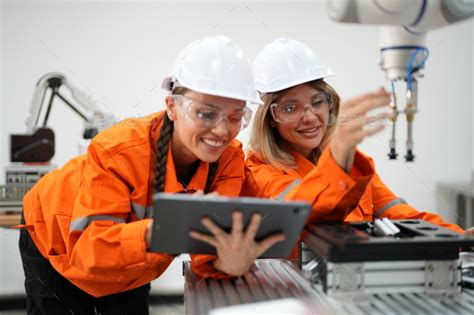 Engineering Technology And Smart Factory Concept With Ai Automation