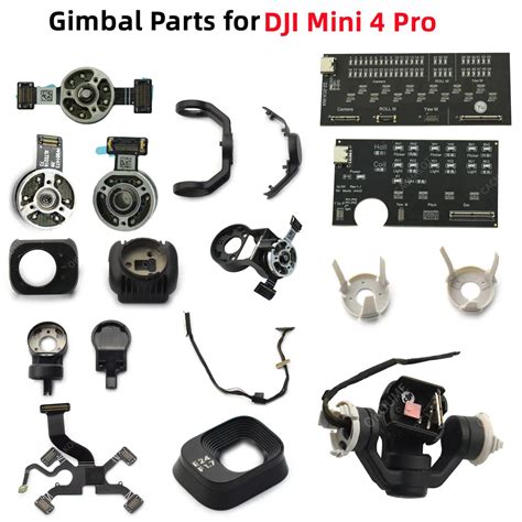 Dji 미니 4 프로 드론 짐벌 하우징 Ptz 신호 케이블 카메라 프레임 캡 Y R P 모터 요 롤 티몬