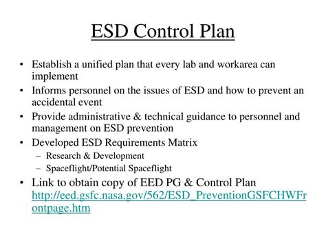 Ppt Esd Control Overview Powerpoint Presentation Free Download Id