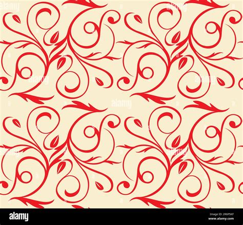 Seamless Floral Background Repeating Top To Down And Left To Right