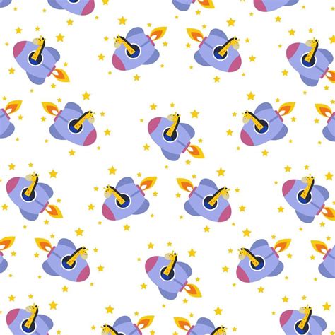 Cute Animal Character Pattern Suitable For Wallpaper 13269611 Vector