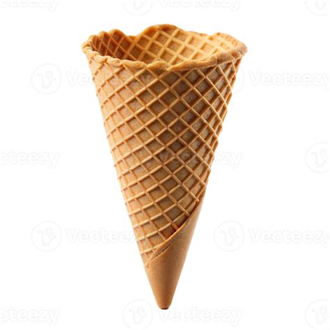 Empty Waffle Cone Ready For Ice Cream In 2025 Waffle Cones Ice Cream