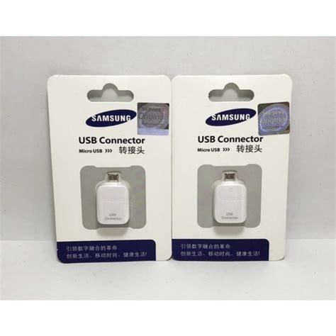 Jual Sambungan Otg Usb Colokan Micro Samsung Original Usb Connector Otg Kit Konektor Micro
