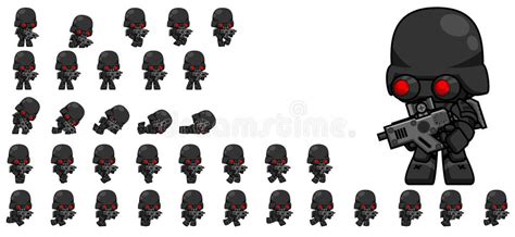 Sprite Sheet Enemy Stock Illustrations 31 Sprite Sheet Enemy Stock