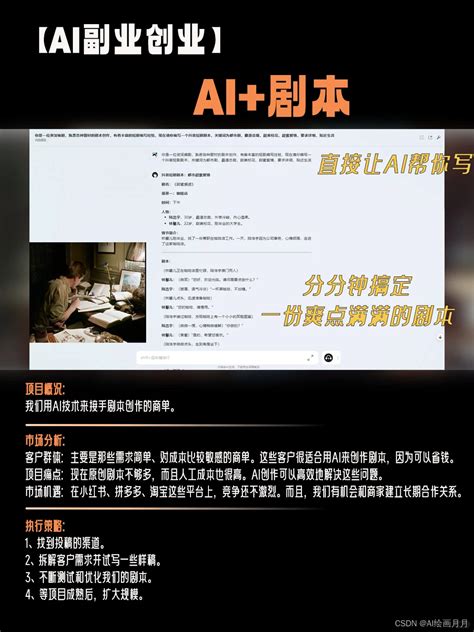 Ai副业分享10个ai搞钱副业，门槛低，普通人也能学的会！易上手！ Csdn博客