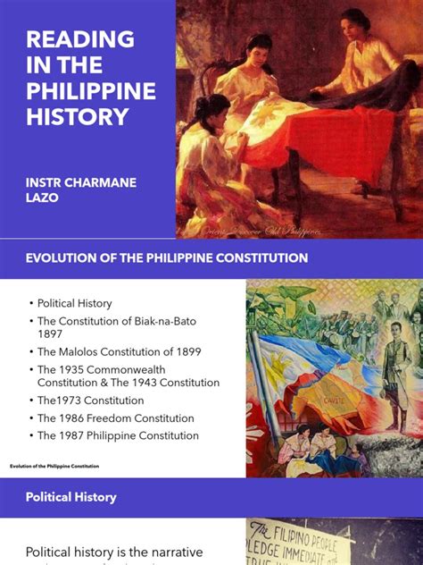 Evolution Of Philippine Constitution Pdf