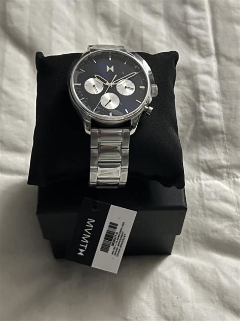 Mvmt Mens Airhawk Silver Stainless Steel Watch 42mm Macys