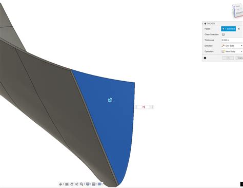 solved can t thicken surface loft to point autodesk community