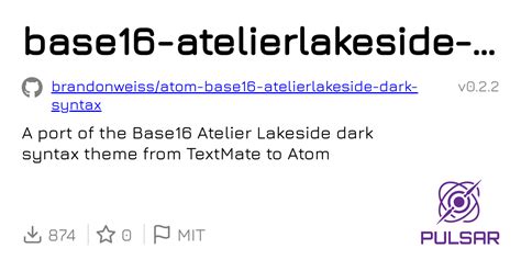 Base16 Atelierlakeside Dark Syntax