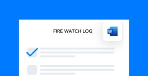 Fire Watch Log Frontline Data Solutions