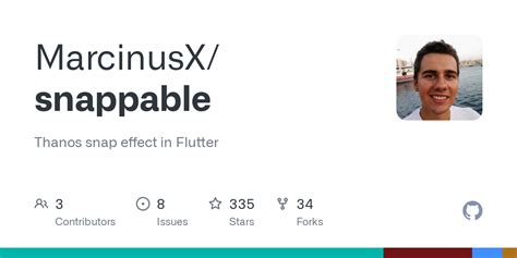 Github Marcinusxsnappable Thanos Snap Effect In Flutter