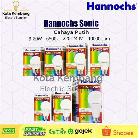 Jual Promo Lampu Hannochs Sonic W W W W W W W Bohlam Led Hannochs Led Bulb