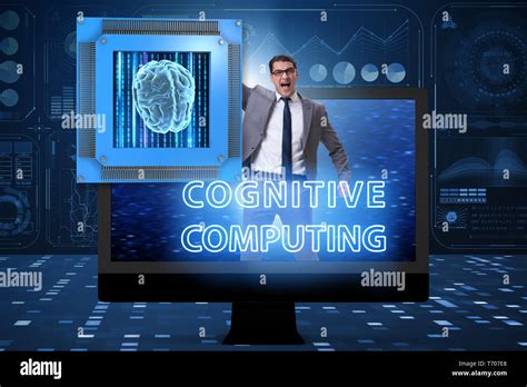 The Cognitive Computing Concept As Modern Technology Stock Photo Alamy