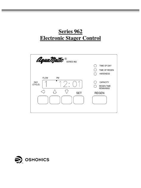 962 Stager Manual Rev B Pdf Relay Alternating Current