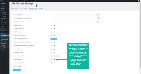 How Do I Disable Click Tracking Link Whisper