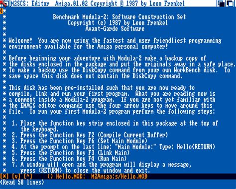 amiga source code preservation benchmark modula 2 · gitlab