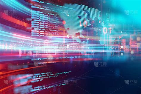 编程代码抽象技术背景下的软件开发人员和计算机脚本素材 花瓣网