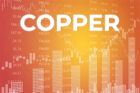 그래프 차트 기둥 기둥 양초 바 숫자에서 오렌지와 노란색 금융 배경에 구리 선물 거래에 가격 변화 위아래로 추세 3d 렌더 가격에 대한 스톡 사진 및 기타 이미지 Istock