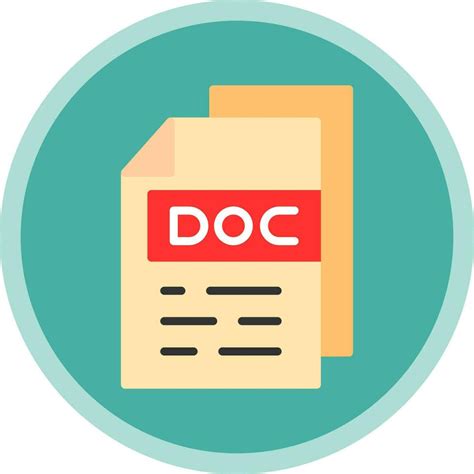 Doc Vector Icon Design 28038647 Vector Art At Vecteezy