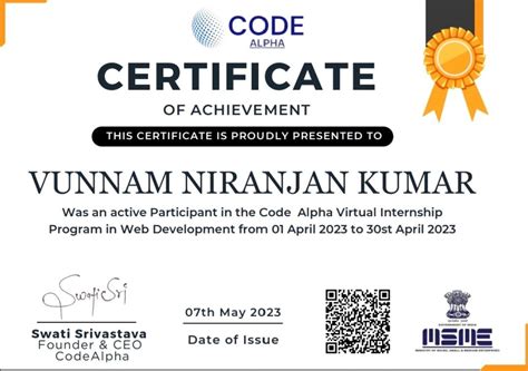 Niranjan Kumar On Linkedin Codealpha Webdevelopment Internship