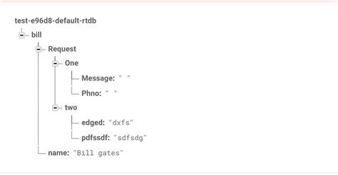 json how to retrieve nested nodes from firebase realtime database to