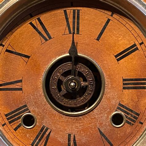 Brass Mantel Clock Etsy