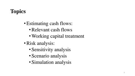 SOLUTION Cash Flow Estimation And Risk Analysis Practice Exam Studypool