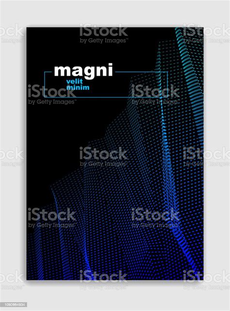 추상 라인 최소한의 현대 브로셔 디자인 커버 템플릿 기하학적 하프톤 그라데이션 벡터 배너 플 래 카드 포스터 전단지에 대 한 아름 답 고 특별 한 패턴 텍스처입니다 과학에