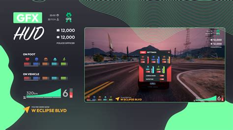 Paid Gfx Hud With Customization Menu Fivem Releases Cfxre Community