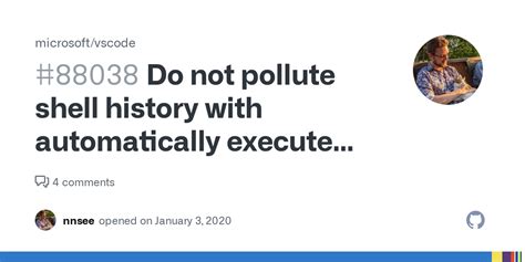 Do Not Pollute Shell History With Automatically Executed Debugger