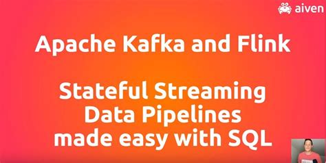 Europeclouds Summit 2021 Apache Kafka And Flink Stateful Streaming