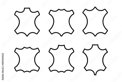 A Collection Of Icons Indicating The Material From Which The Shoes Are